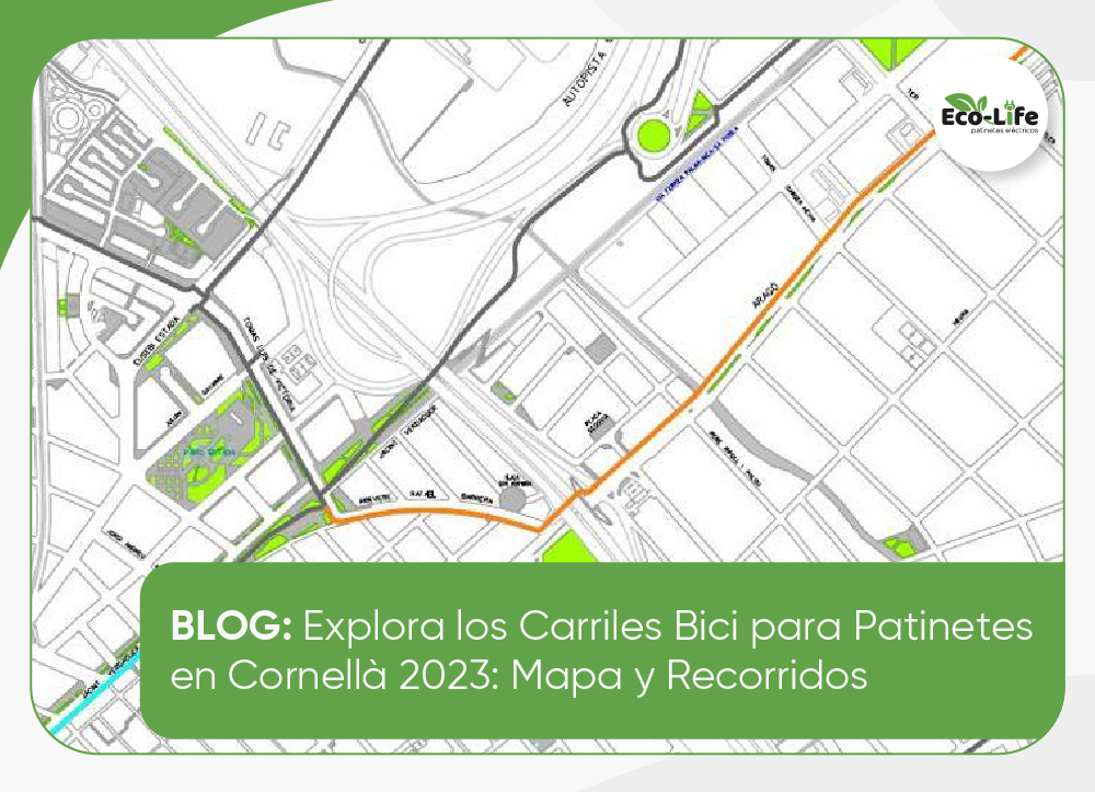 Mapa carril patinetes Cornellà 2023